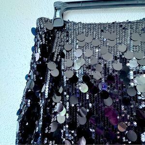 Commense | Skirts | Commense Miniskirt Black Sequins Lined Dressy Sz Xs ...
